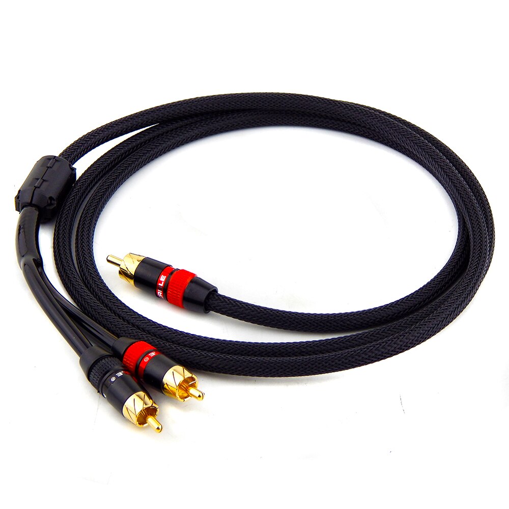 Subwoofer Audio Cable HIFI audio RCA subwoofer line power amplifier ...