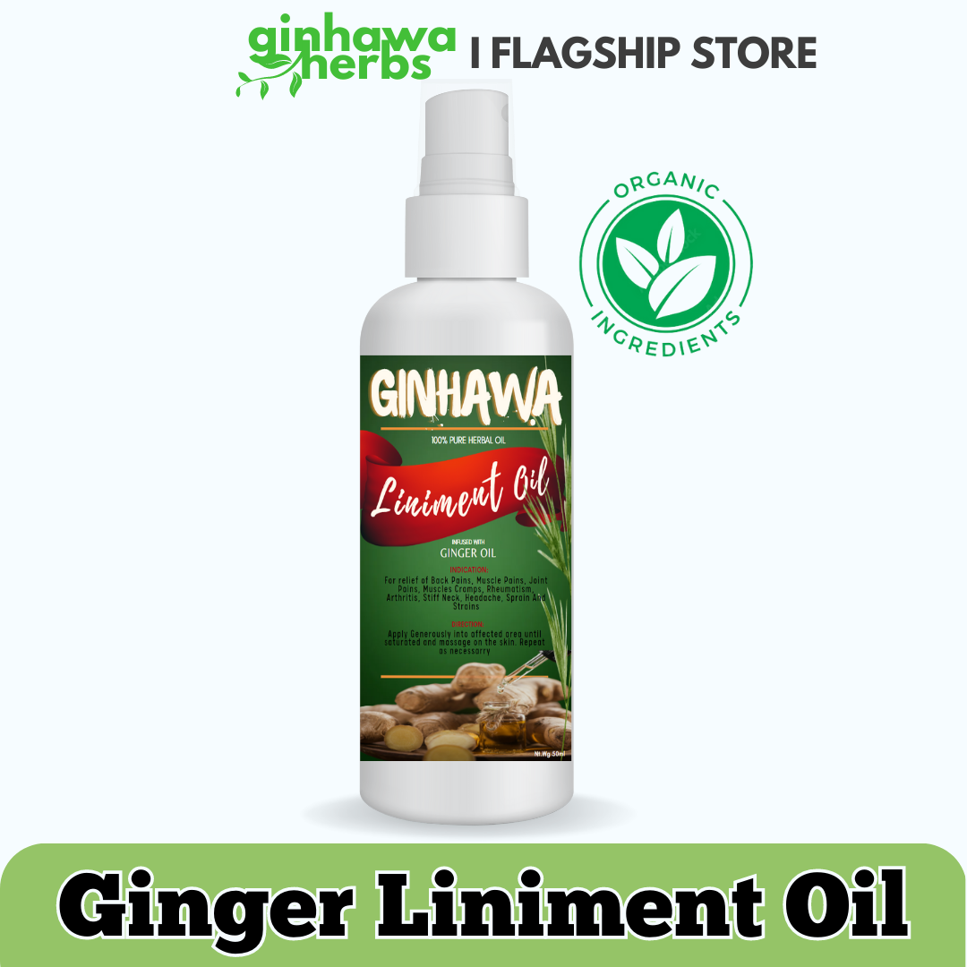 💚[GINHAWA HERBS] Ginger Liniment Oil Extra Hot Effect, Haplas Sa Gout ...
