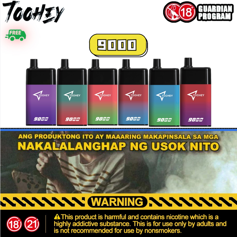 TOOHEY TWINS 9000 PUFFS Disposable Vape Legit 15ml | Lazada PH