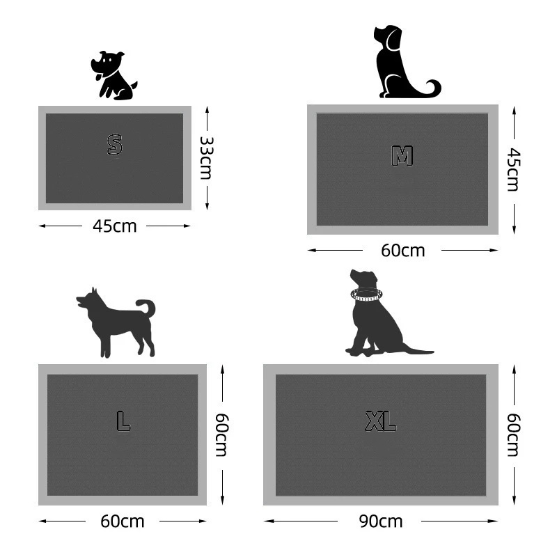 1PC Dog Pee Pad Pet Poop Pads Cat Dog Diapers Carbon Fiber Potty ...