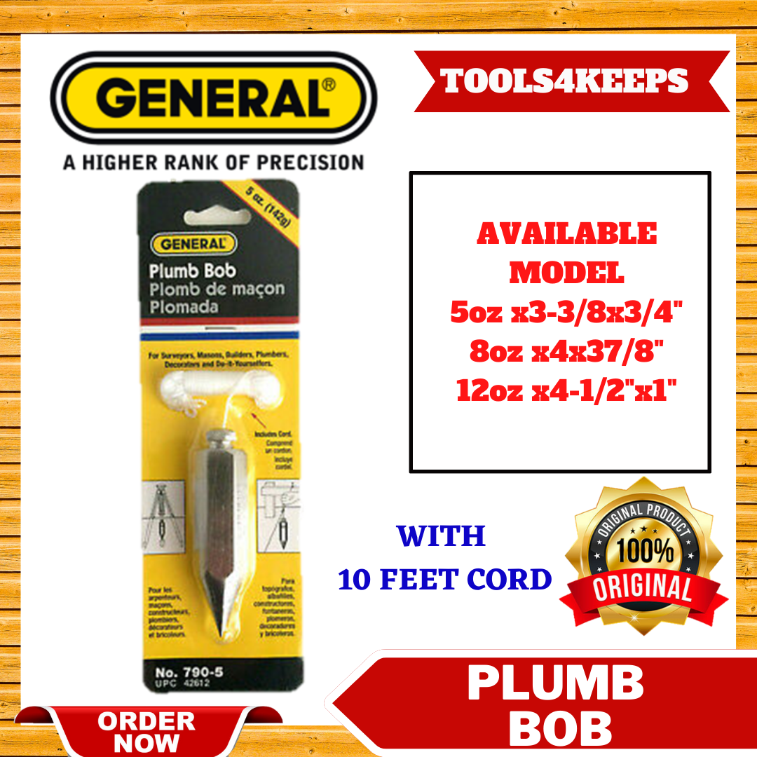 General Tools Plumb Bob | Lazada PH