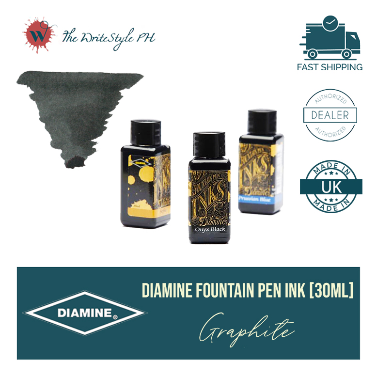 Diamine Fountain Pen Ink [Graphite] | Lazada PH
