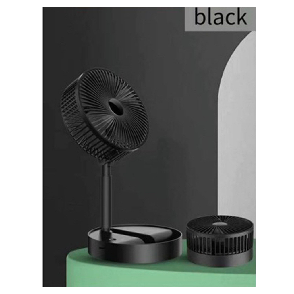 USB Rechargeable Electric Telescopic Table Fan Multi-function Fan Stand ...