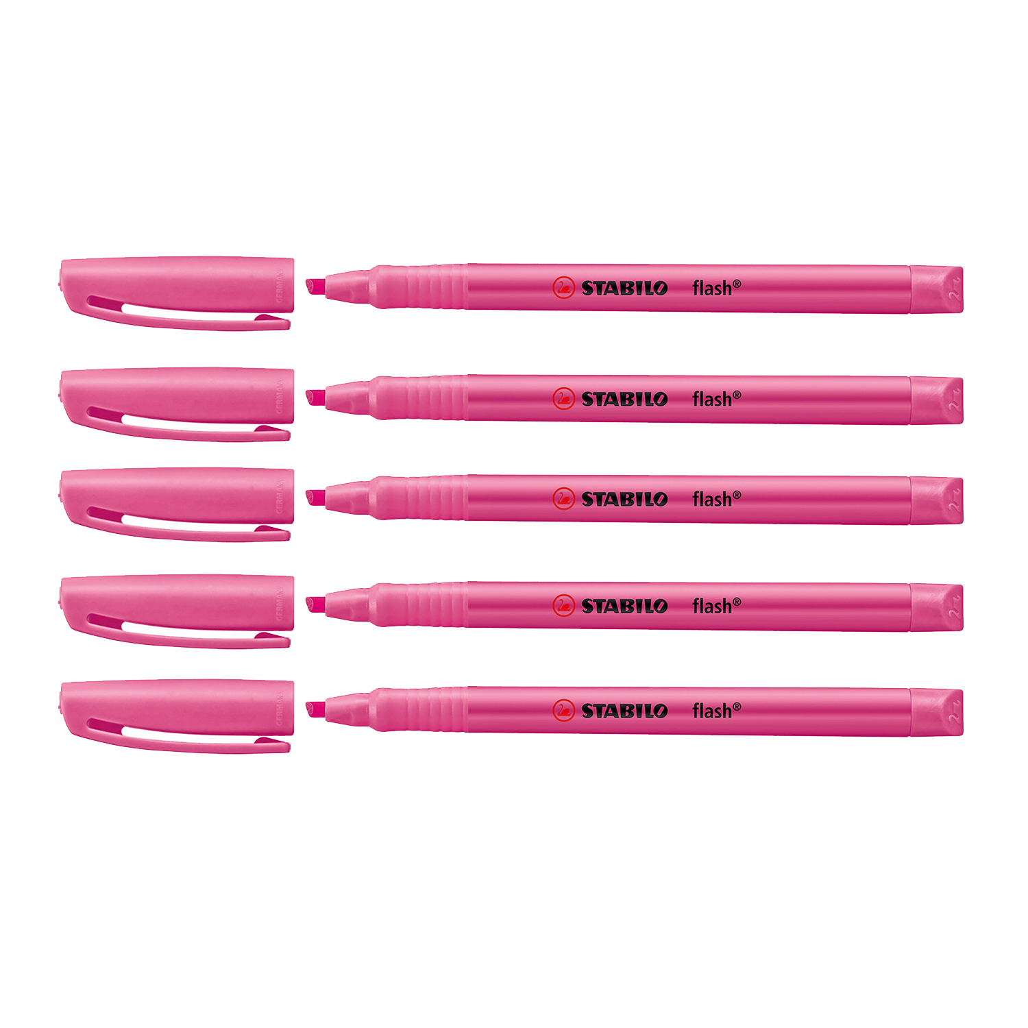 STABILO Flash Highlighter Pen Pocket Slim Marker Set School Office ...