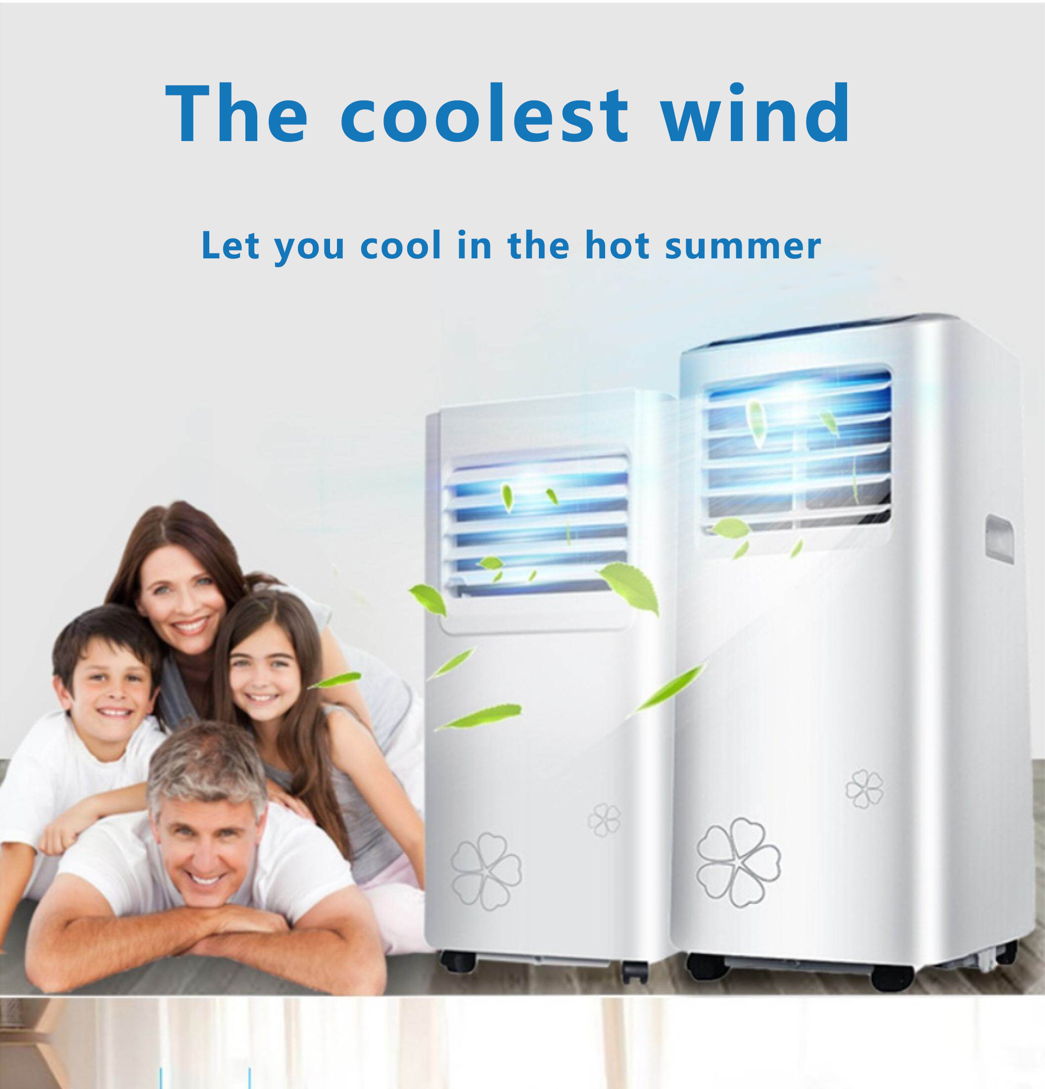 Mobile air conditioner portable air cooler humidifier powerful cooling ...