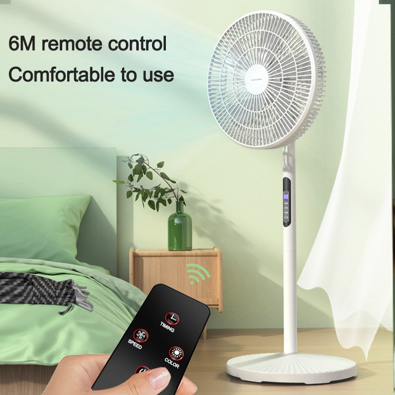 Stand Fan Electric Fan 16 Inch Intelligent Remote Control Led Touch ...