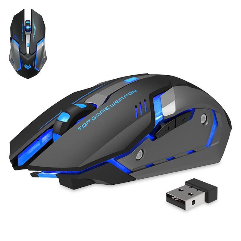 T1 Wireless Mouse RGB Rechargeable Gaming Pink Mice 2.4G Optical ...