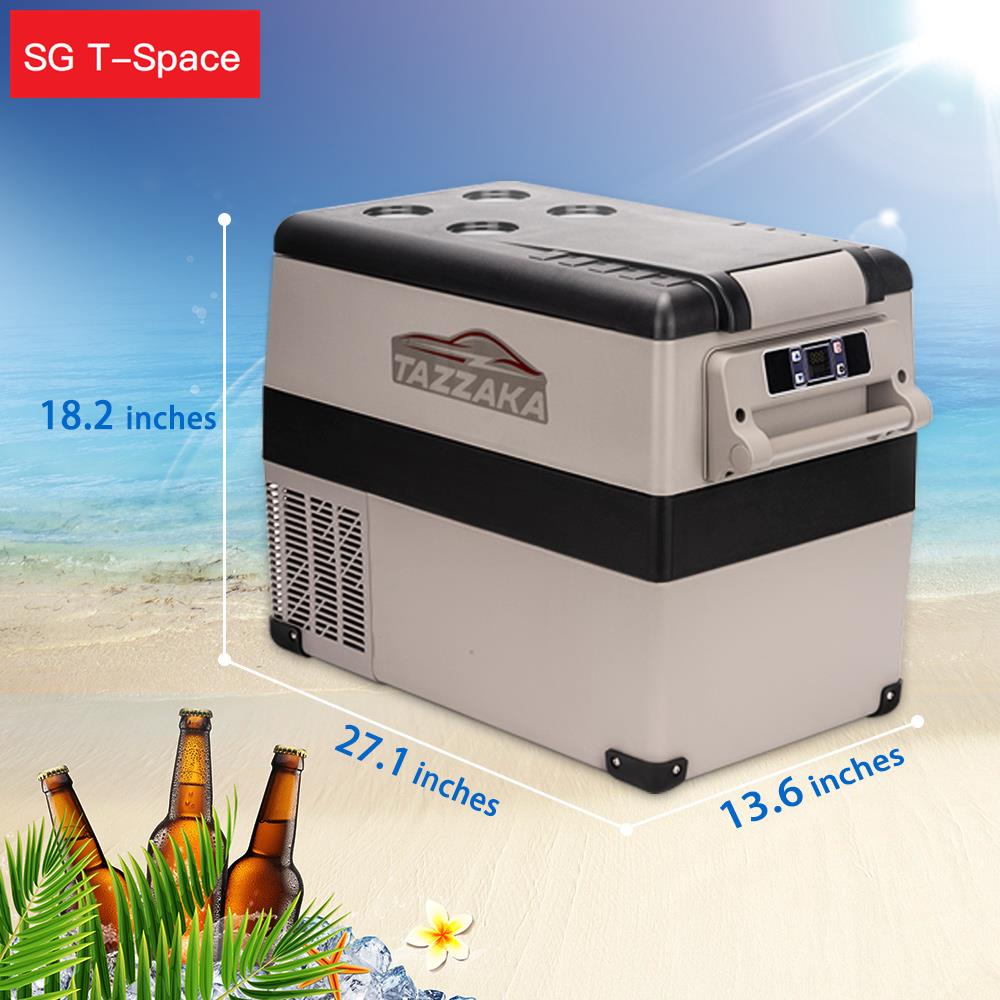 【AwU2flpF】45L Portable Car Mini Refrigerator Freezer for Driving Travel ...