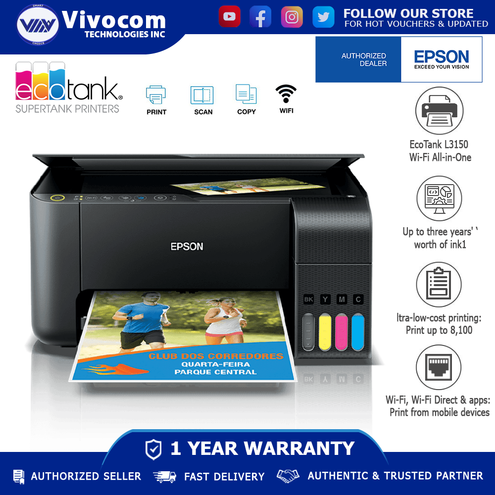 Epson EcoTank L3250 A4 Wi Fi All in One Ink Tank Printer Replacement Epson EcoTank L3250 A4 Wi Fi All in One Ink Tank Printer Replacement