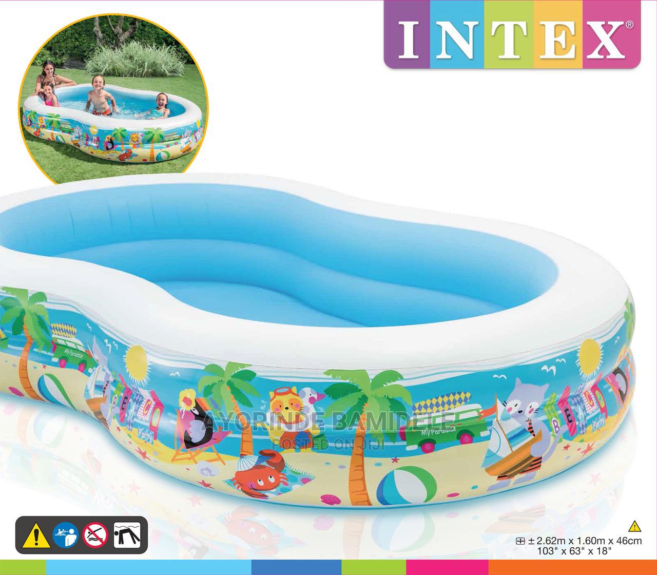 Intex Swim Inflatable Seaside Kids Swimming Pool | Lazada PH