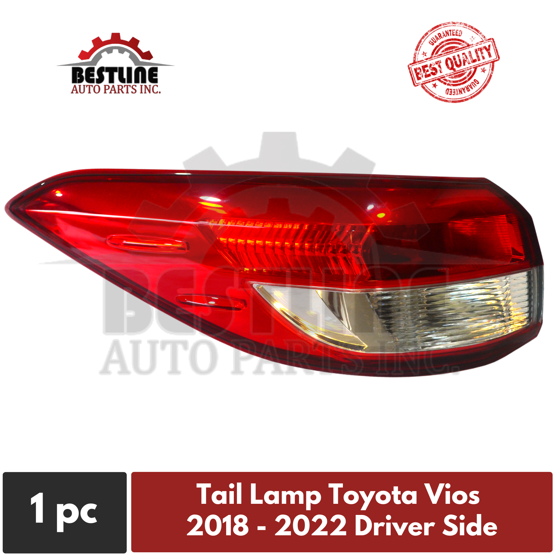 Tail Light Tail Lamp Taillight Taillamp Driver Side (LT) for Toyota ...