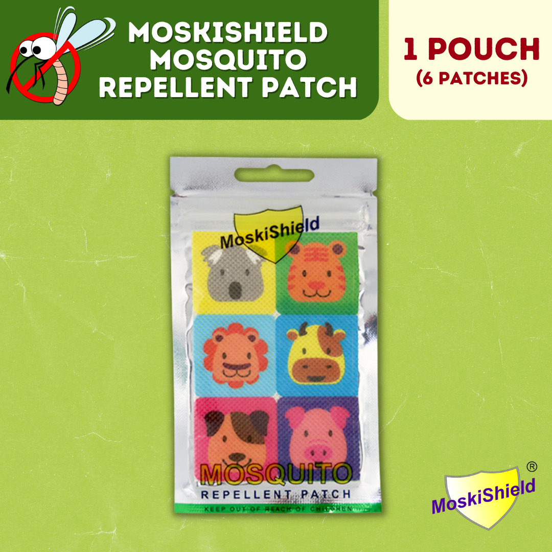 MoskiShield Mosquito Repellent Patch 6 Patches (1 Pouch) | Lazada PH