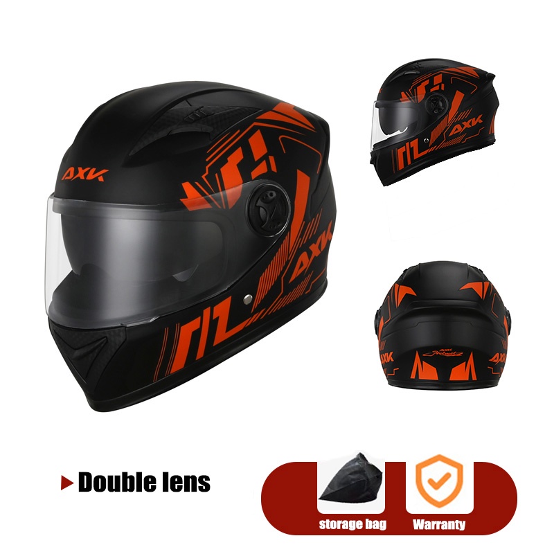 【ICC certified】Motorcycle helmet Half-face helmet Full face Single mask ...