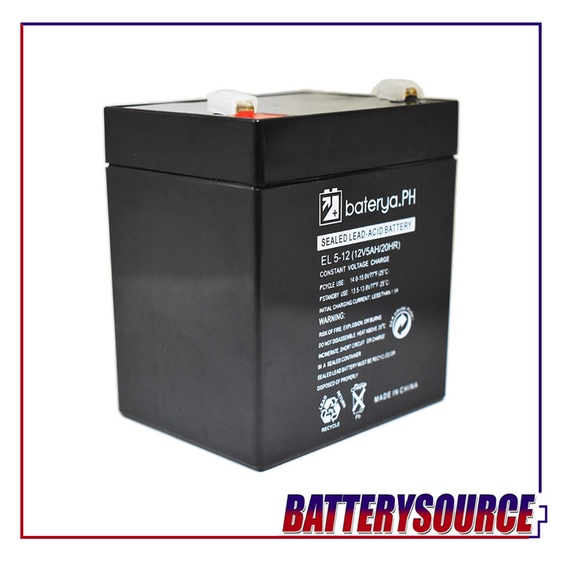 Ups E-bike battery 5A 12V (L: 3.5" W: 2.6" H: 4" WT: 1.6KG) Sealed Lead ...