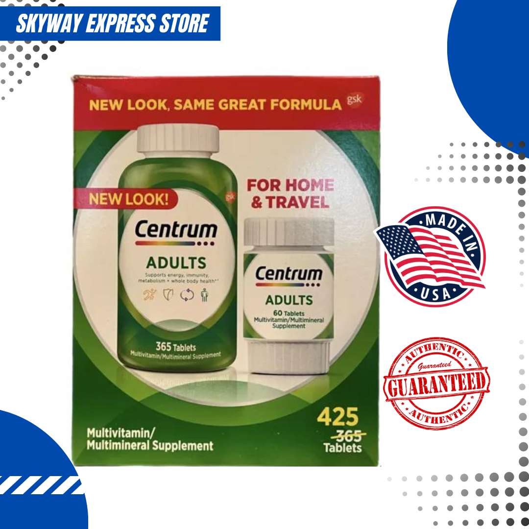 Centrum Adults Multivitamin, 425 Tablets | Lazada PH