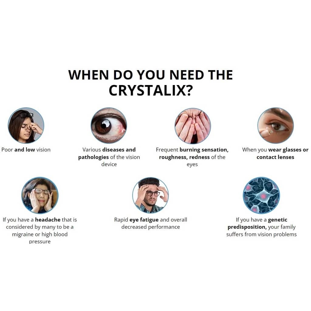 The new 2022 Crystalix Your Eye Health and Optimal Vision Support 20 ...