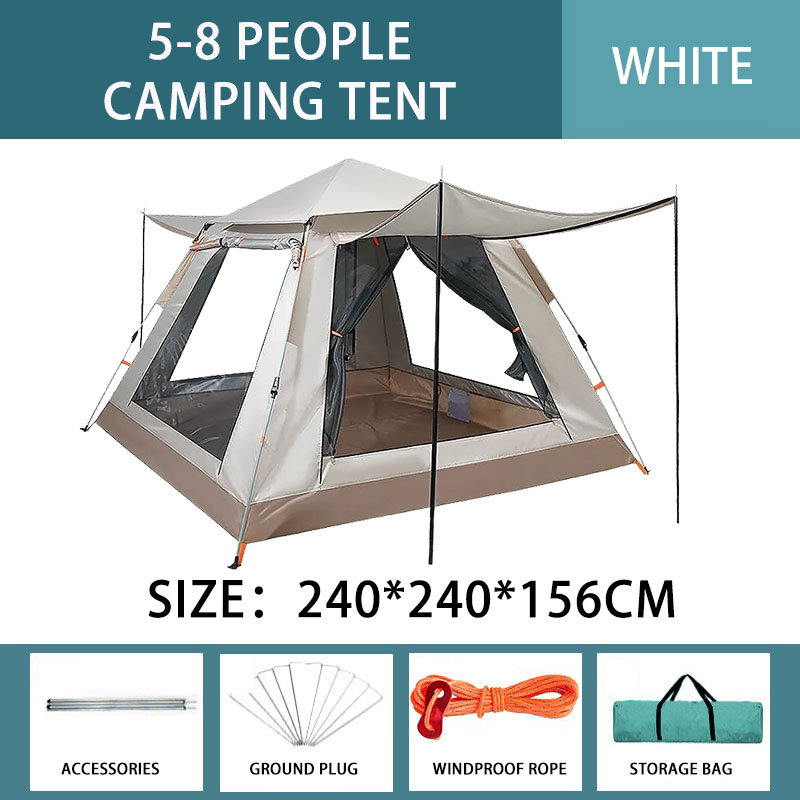 COD tent Person Waterproof Automatic tent Pop Up Double Layers Camping ...