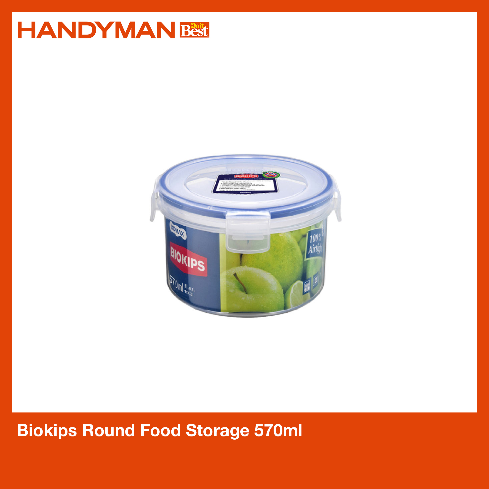 Biokips Round Food Storage 570ml | Lazada PH