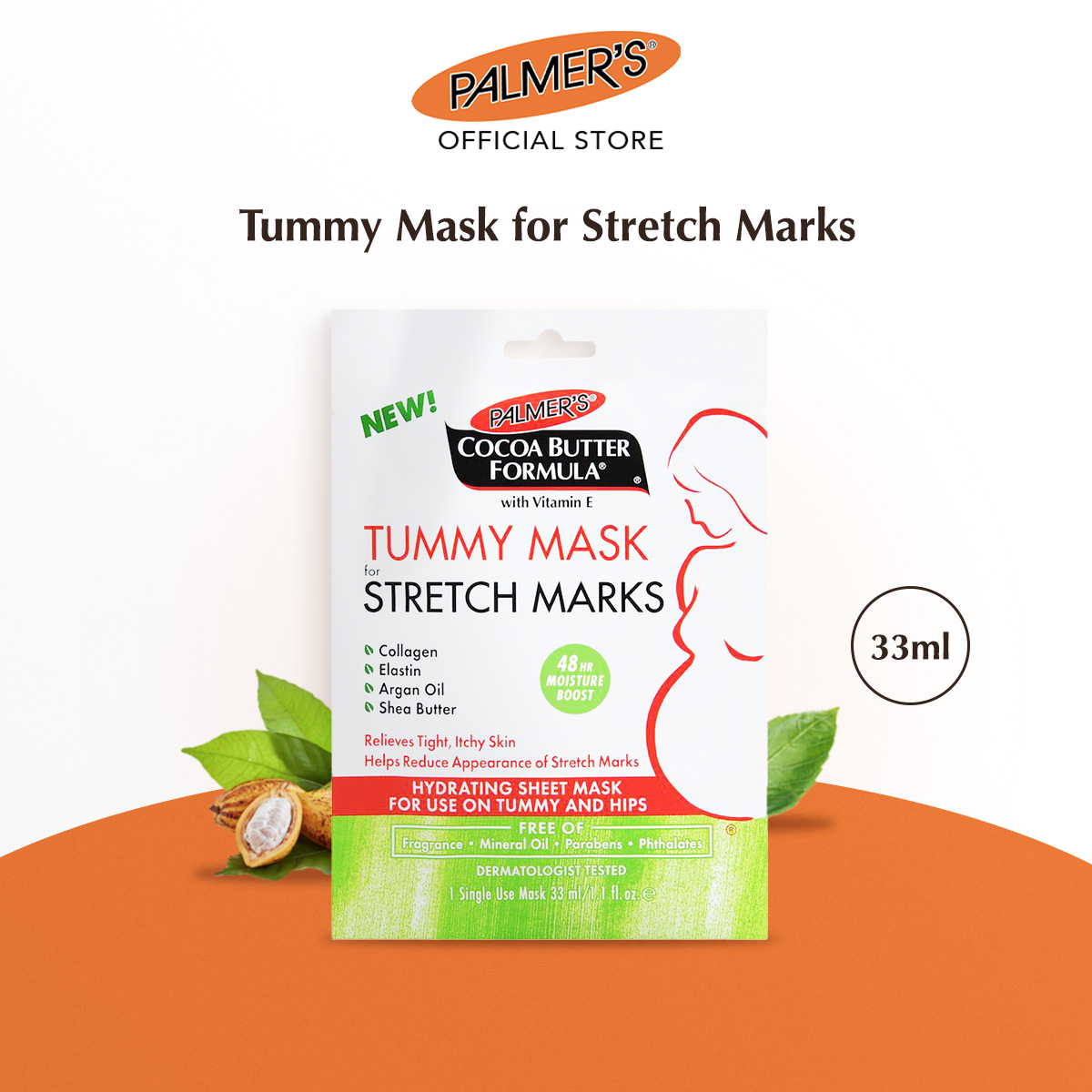 Palmer's Tummy Mask For Stretch Marks 33mL [Stretchmarks and ...