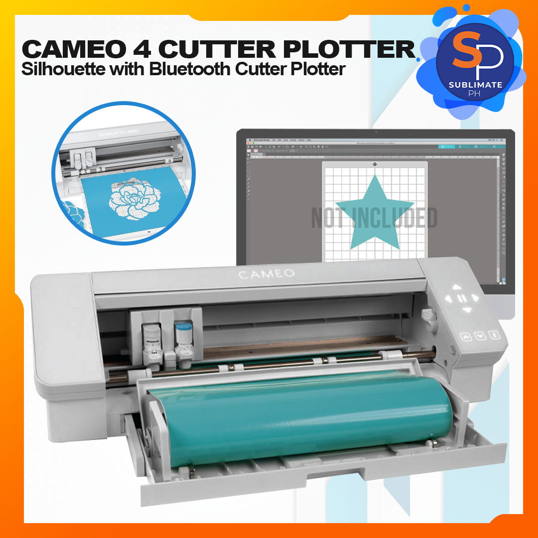 Silhouette CAMEO 4 with Bluetooth Cutter Plotter 12 Inches Plot Size Professional Machine ...