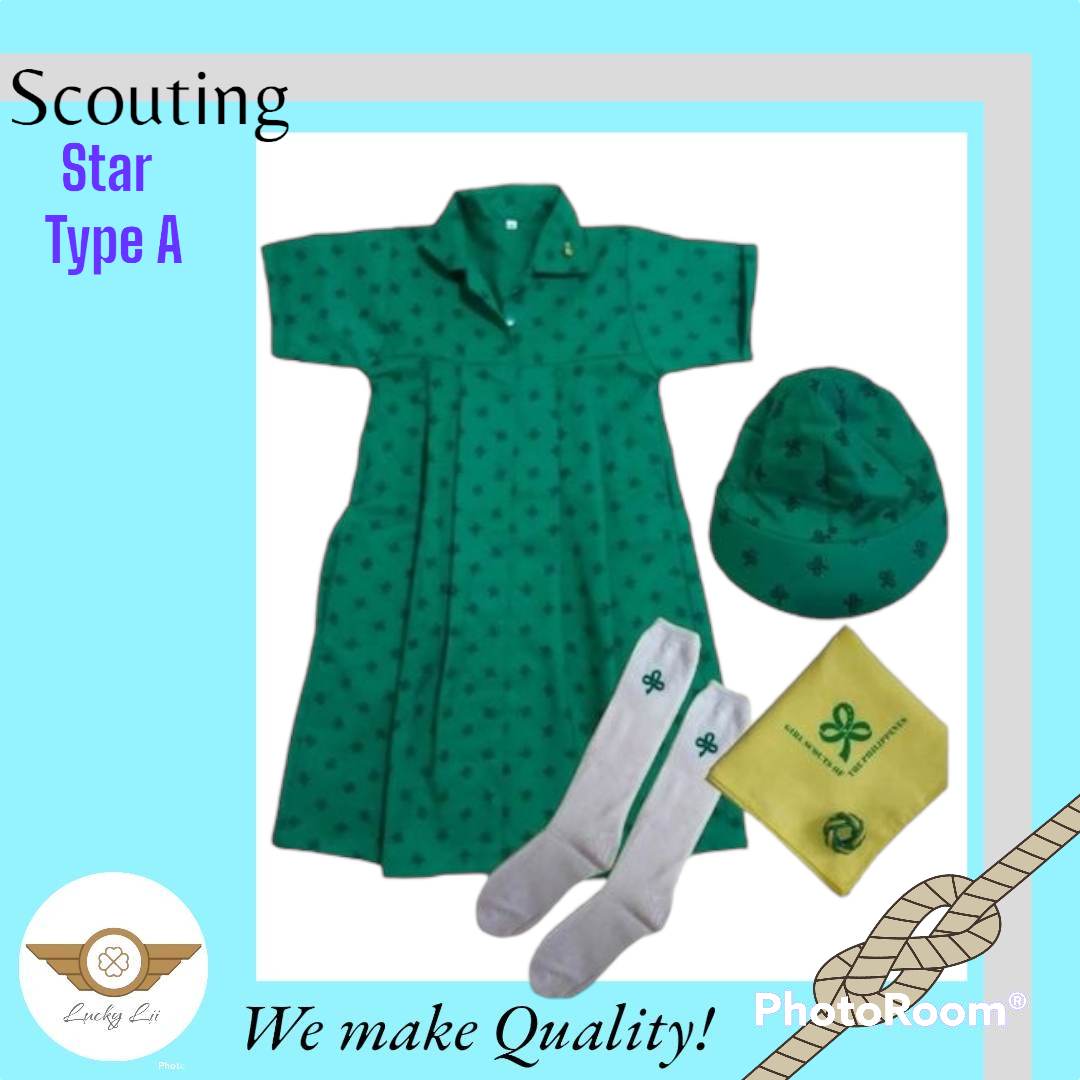 LIANCO'S NEW UNIFORM GIRLS SCOUTING TYPE A STAR SET | Lazada PH