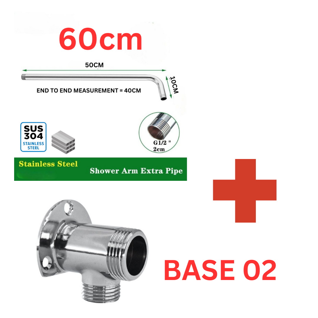 Best Seller Wall Mounted Shower Arm Extension Rod 304 Stainless Steel ...