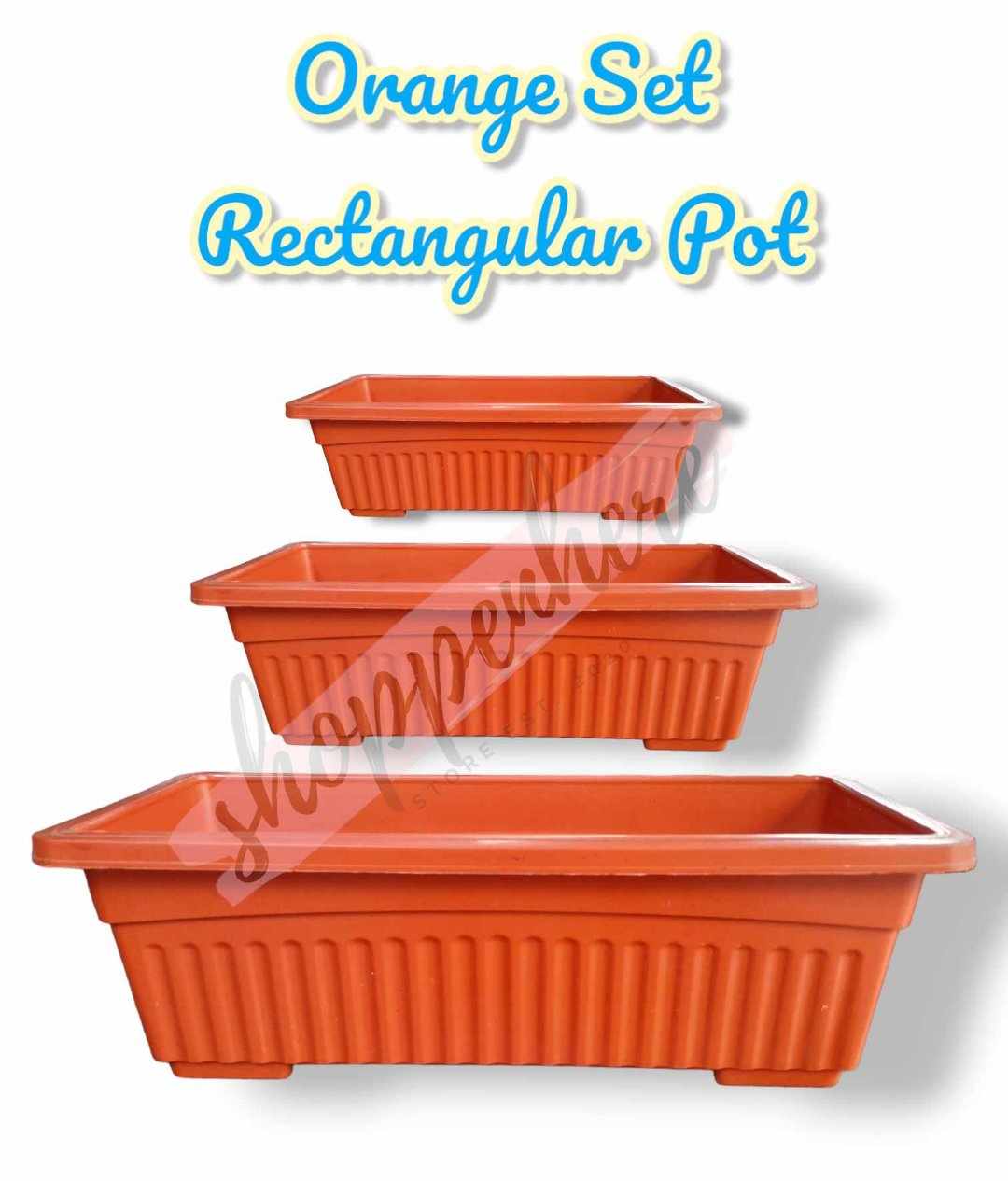 Rectangular Pot Set in 3 Sizes | Lazada PH
