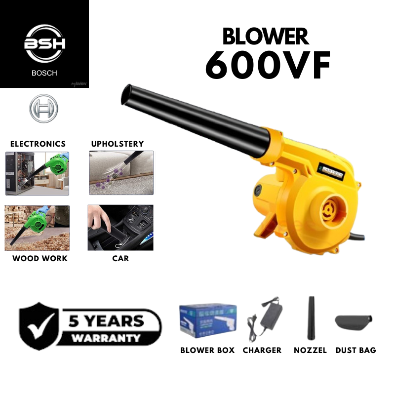 Blower 600VF Portable Electric Blower 2 in 1 Vacuum Blower PC Blower ...