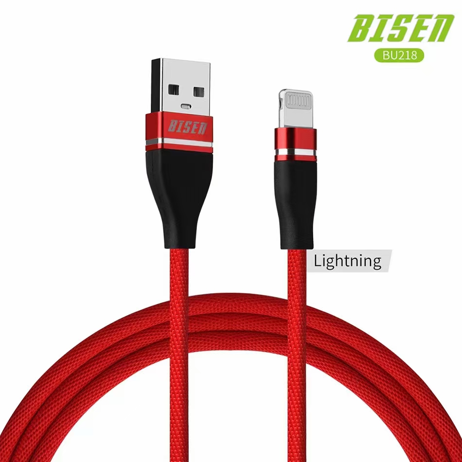 BISEN BU218 2.4A Output IPHONE/Android/TYPE-C Fast Charging Cable ...