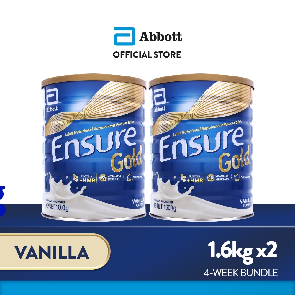 Ensure Gold HMB Vanilla 1.6KG For Adult Nutrition Bundle of 2 | Lazada PH