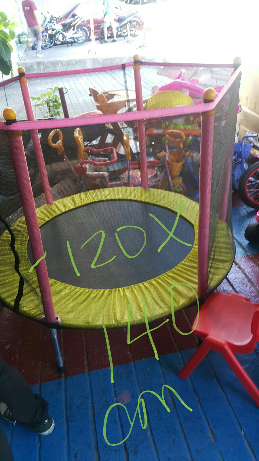 Kids Trampoline FOLDABLE/ NET ROUND/PENTAGON | Lazada PH