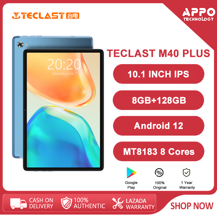 Teclast M40 PLUS Tablet PC 10.1" IPS FHD Display 8GB RAM 128GB ROM 8 ...