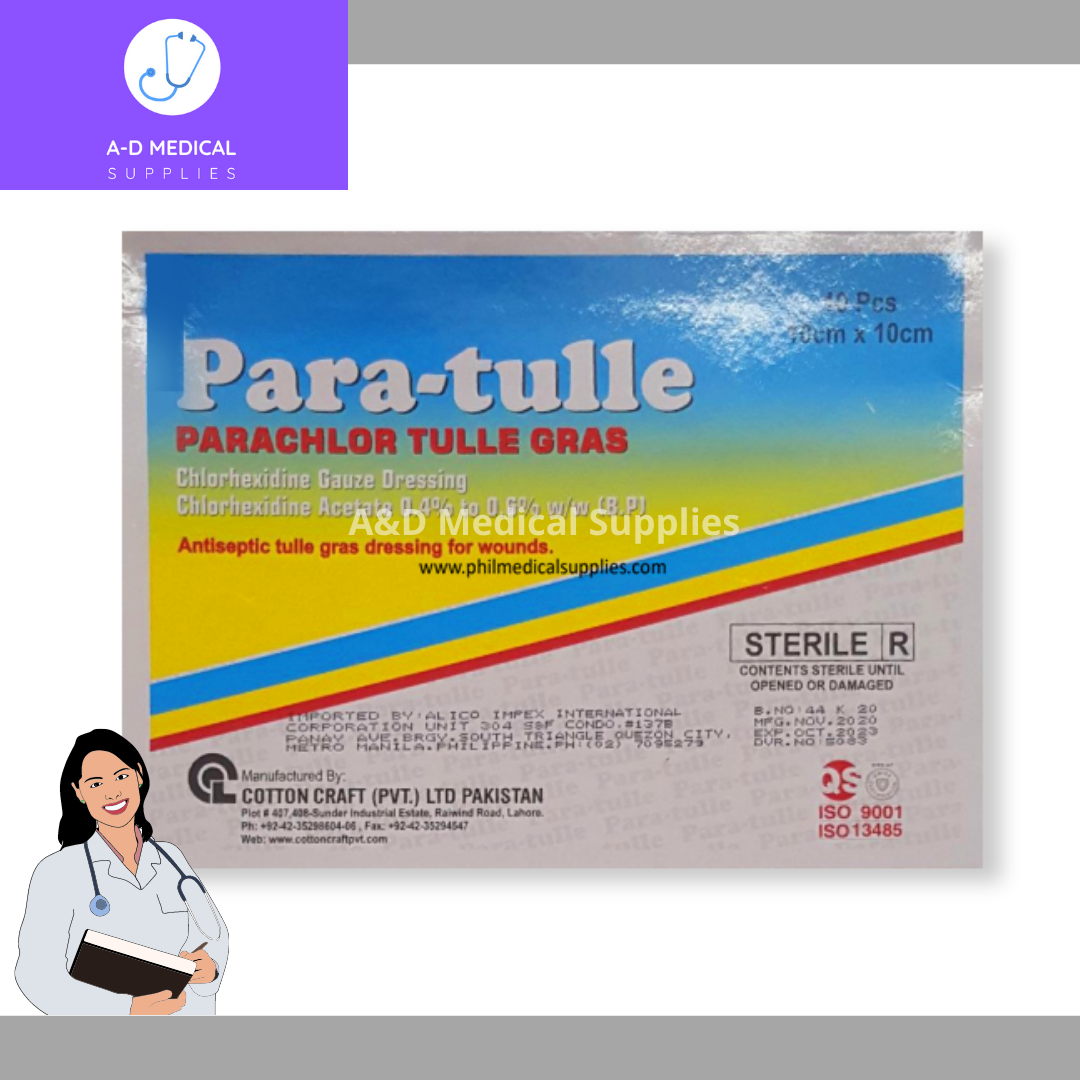 Para-tulle Sterile 10cm x 10cm | Lazada PH