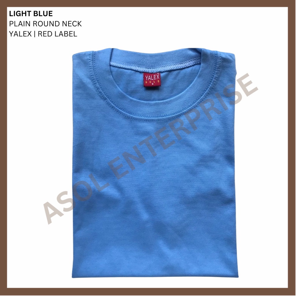 YALEX KIDS Plain Round Neck Unisex Midnight Blue Navy Blue Royal Blue ...