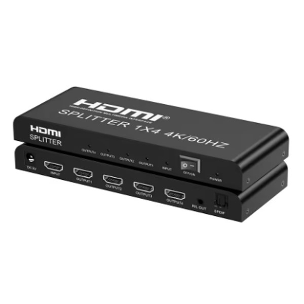 1 Input 4 Output Splitter HDMI 1 To 4 1*4 4-Port HDMI 2.0V Splitter 1x4 ...