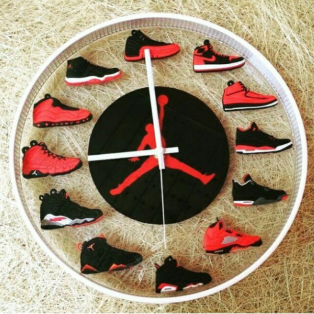 Jordan wall clock BREDSzws | Lazada PH