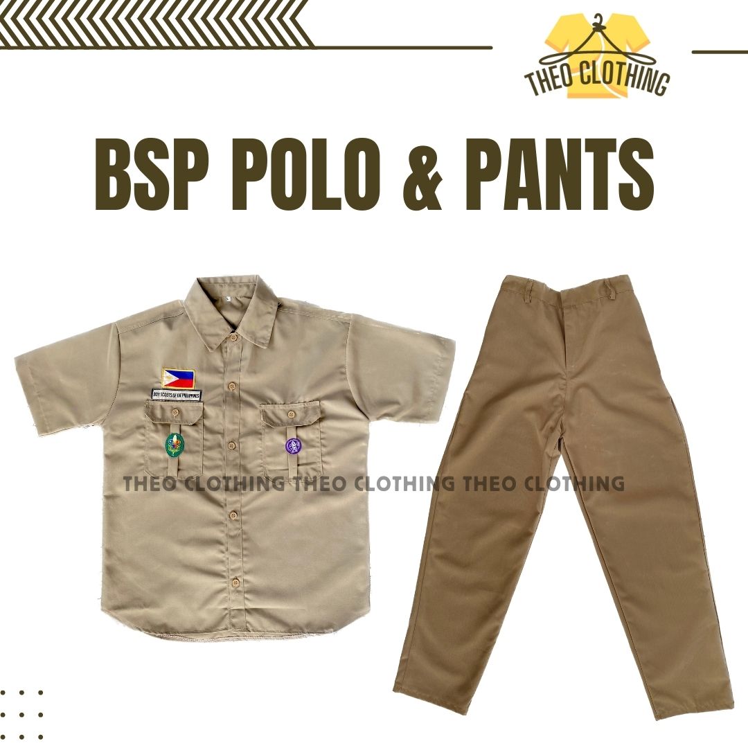BSP Terno Type A | Scouting Uniform | Theo Clothing | Lazada PH