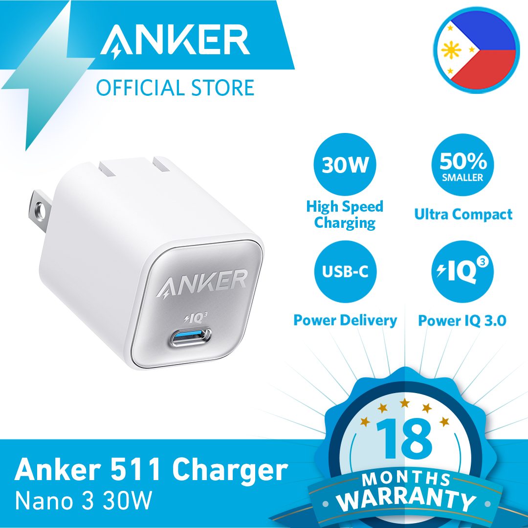 Anker Nano III USB C GaN Charger 30W, 511 Charger Nano 3 PIQ 3.0 ...