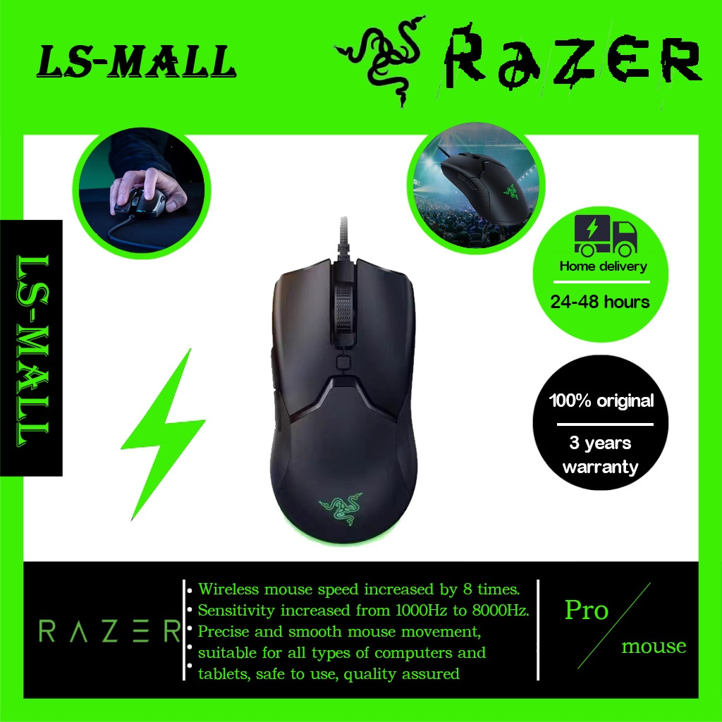 【COD】Original Razer Viper Mini Gaming Mouse 61g Ultra-lightweight ...