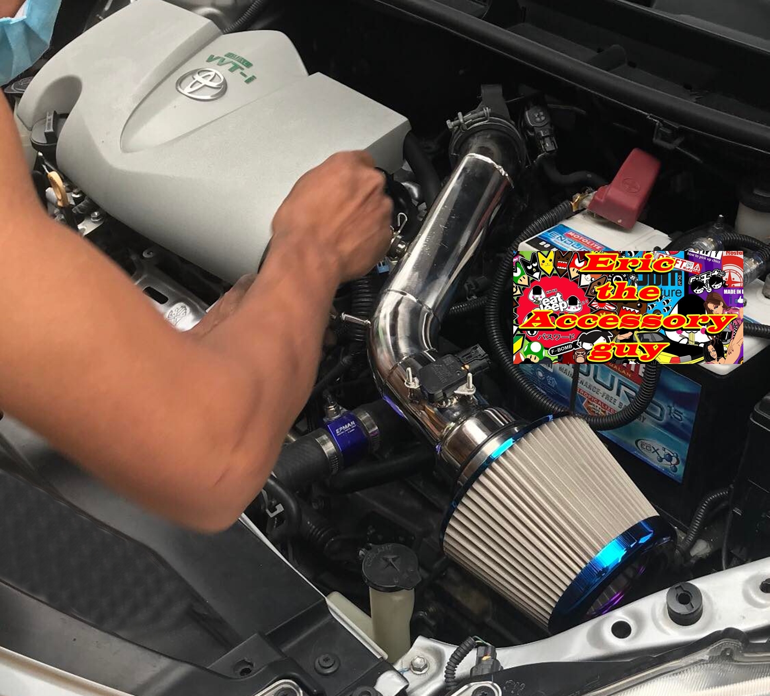 Toyota Vios Performance Air intake tube set for DUAL VVTi (2014-2020 ...