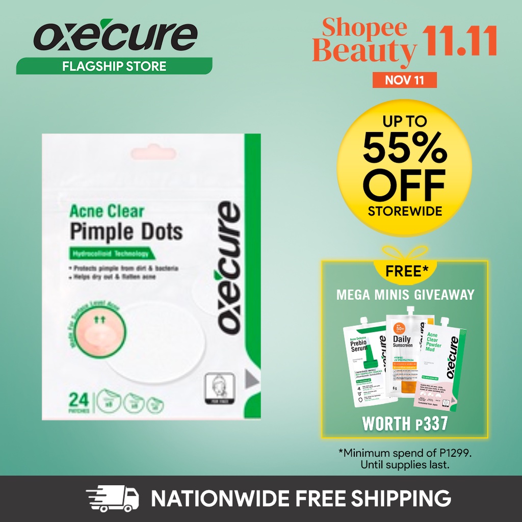 OXECURE Acne Clear Pimple Dots (24 patches) | Lazada PH