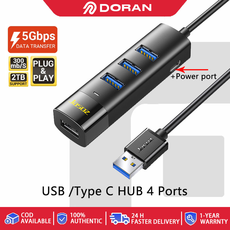DORAN USB HUB RJ45 HUB Network Adapter 3 Ports USB hub 3 0 Gigabit ...