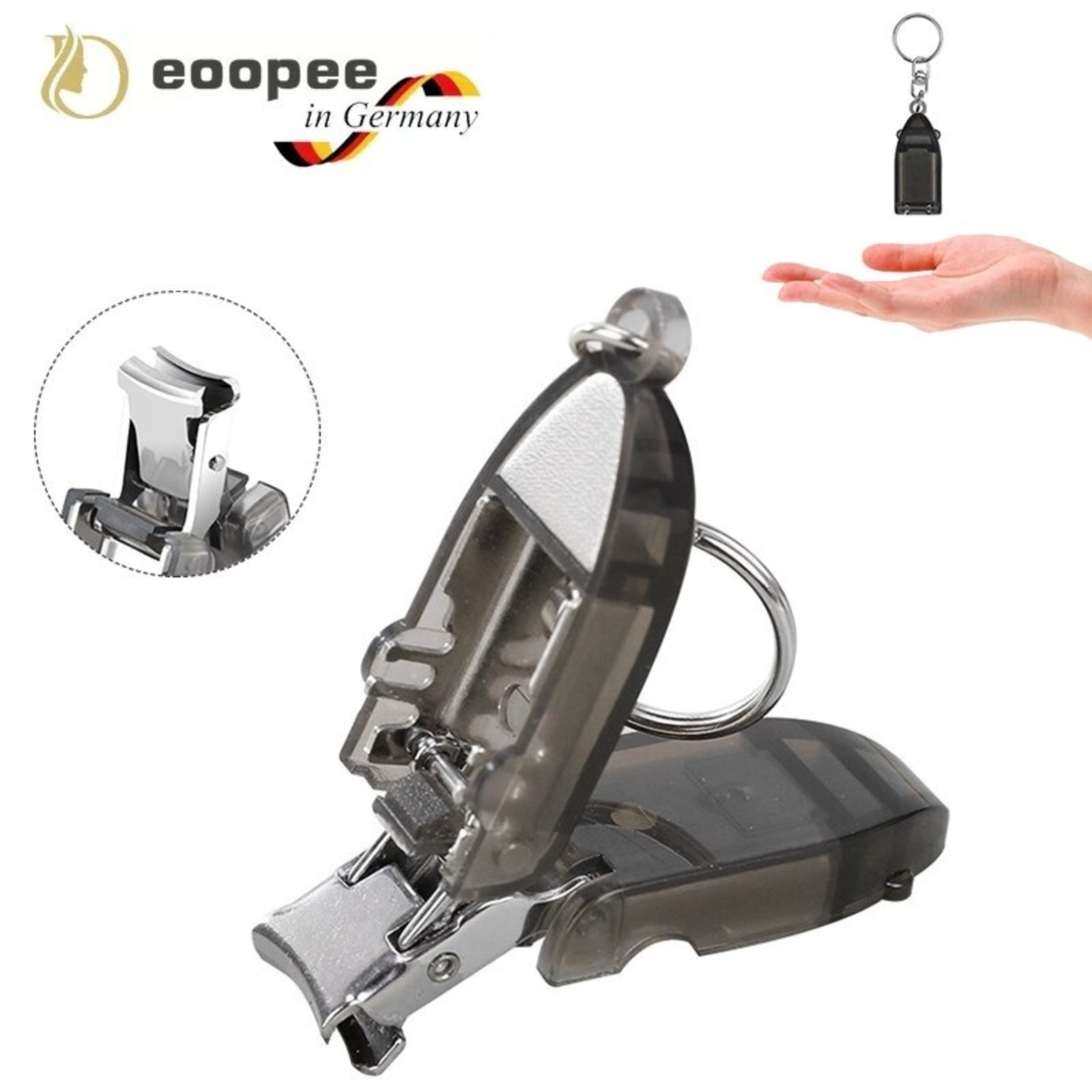 Portable Nail Clipper Mini Foldable Nail Clippers Stainless Steels ...