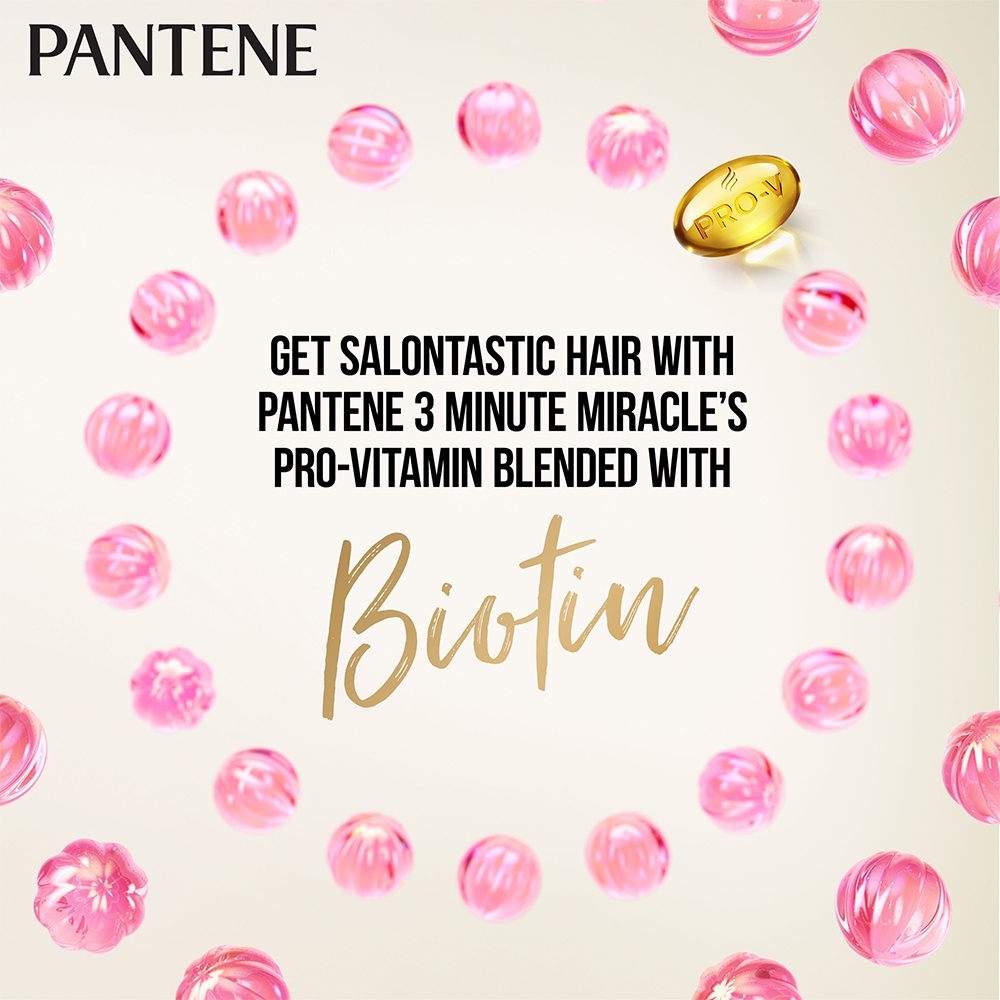 Pantene Pro-V 3 Minute Miracle Biotin Strength 480ml | Lazada PH