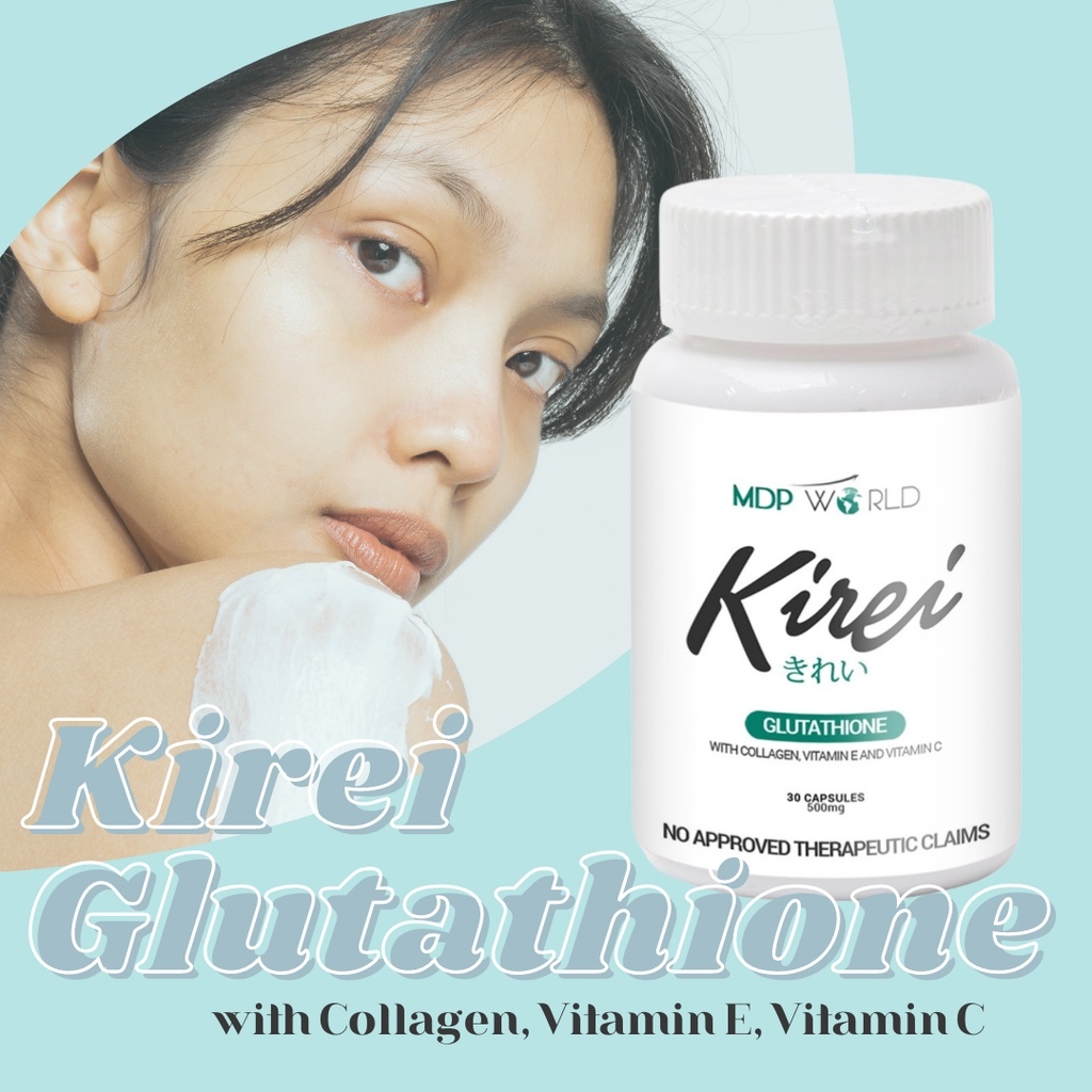 Original Kirei Glutathione with Collagen Vitamin E Vitamin C Gluta (30 capsules 500mg) | Lazada PH
