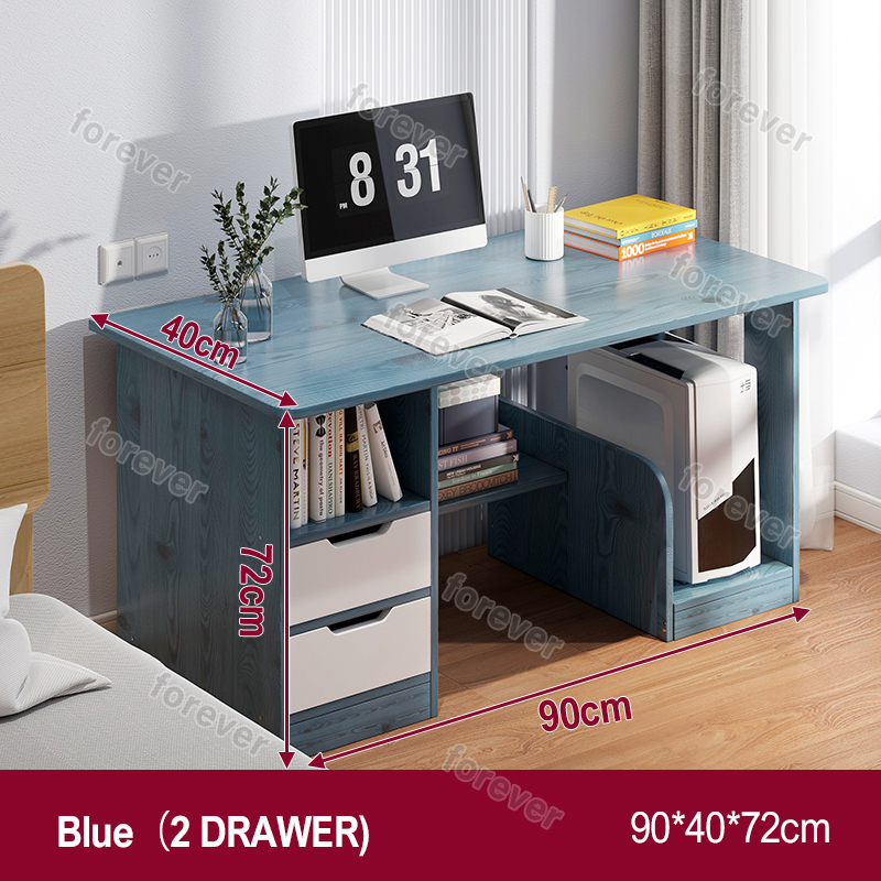 【24H Shipped】Simple computer desktop desk home table bookcase desk ...
