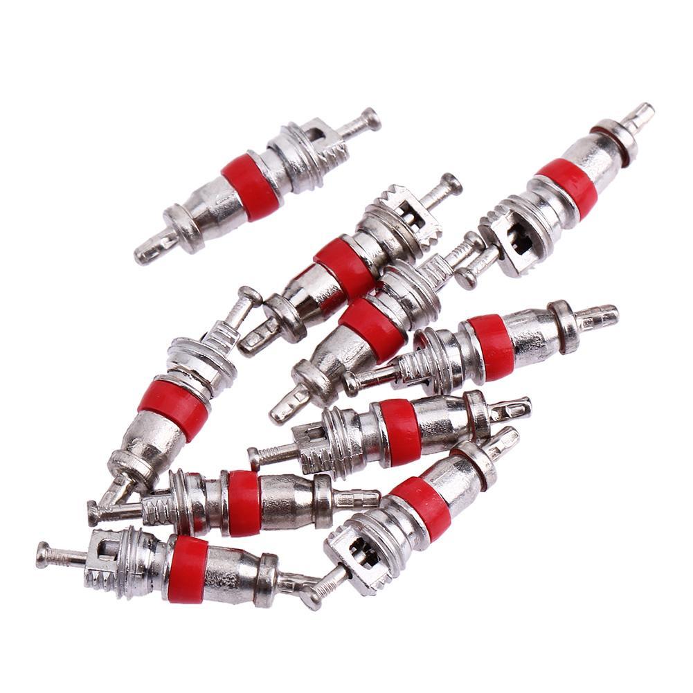 {GorgeousAuto} 10pcs Tyre Valve Cores w/ Remover Tool for Schrader Car ...