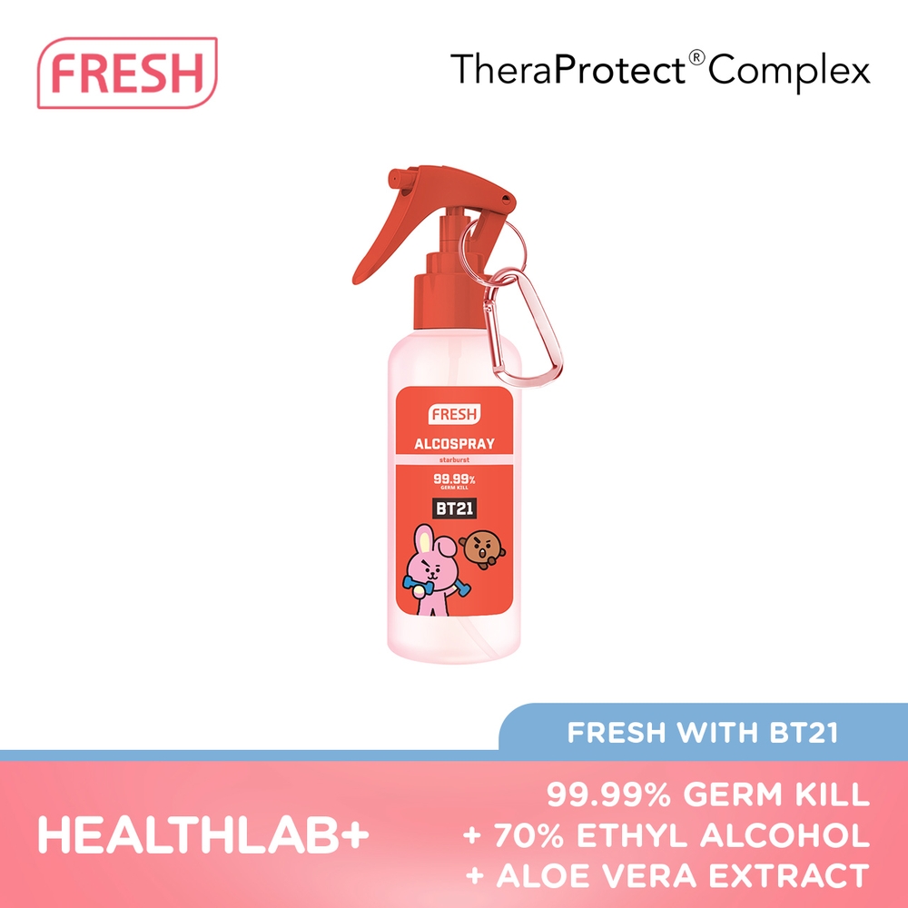 Fresh with BT21 99.9% Ethyl Alcohol Solution Alcospray Starburst Red ...