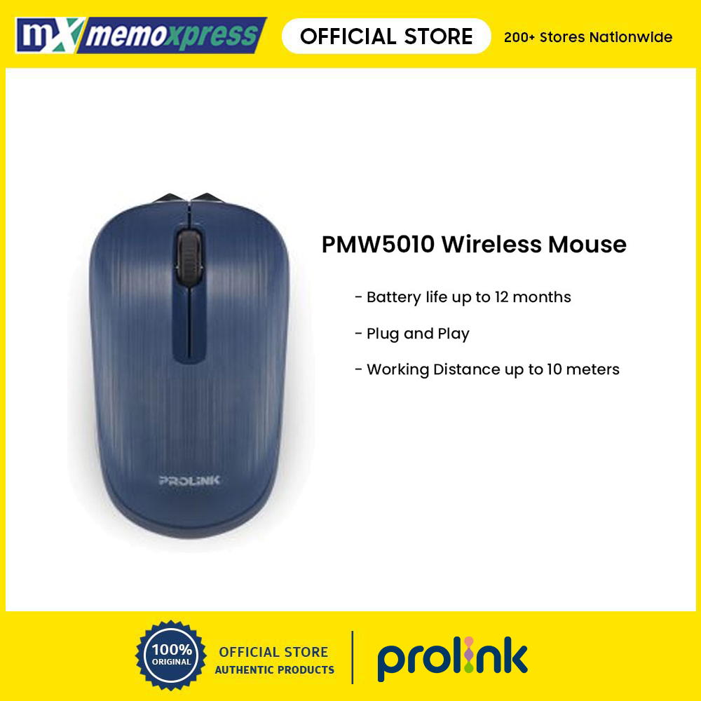 PROLINK PMW5010 2.4GHZ WIRELESS OPTICAL MOUSE - MEMOXPRESS | Lazada PH