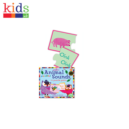 Eeboo Puzzle Pairs Prepa2 Preschool Animal Sounds - Kids Ink | Lazada PH